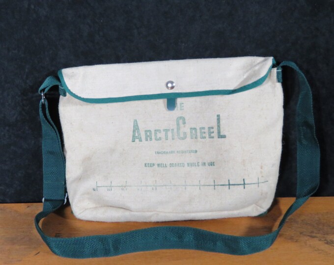 Vintage "the Artic Creel" Canvas Bag/ Fishing Creel/ Fish Holder - Etsy