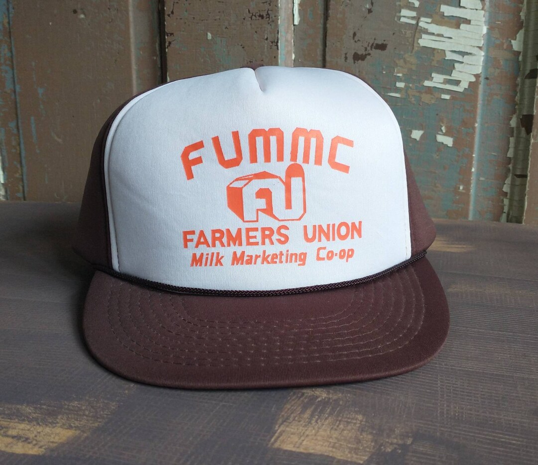 Vintage NOS Men's Cap Farmers Union Milk Marketing Co-op FUMMC ...