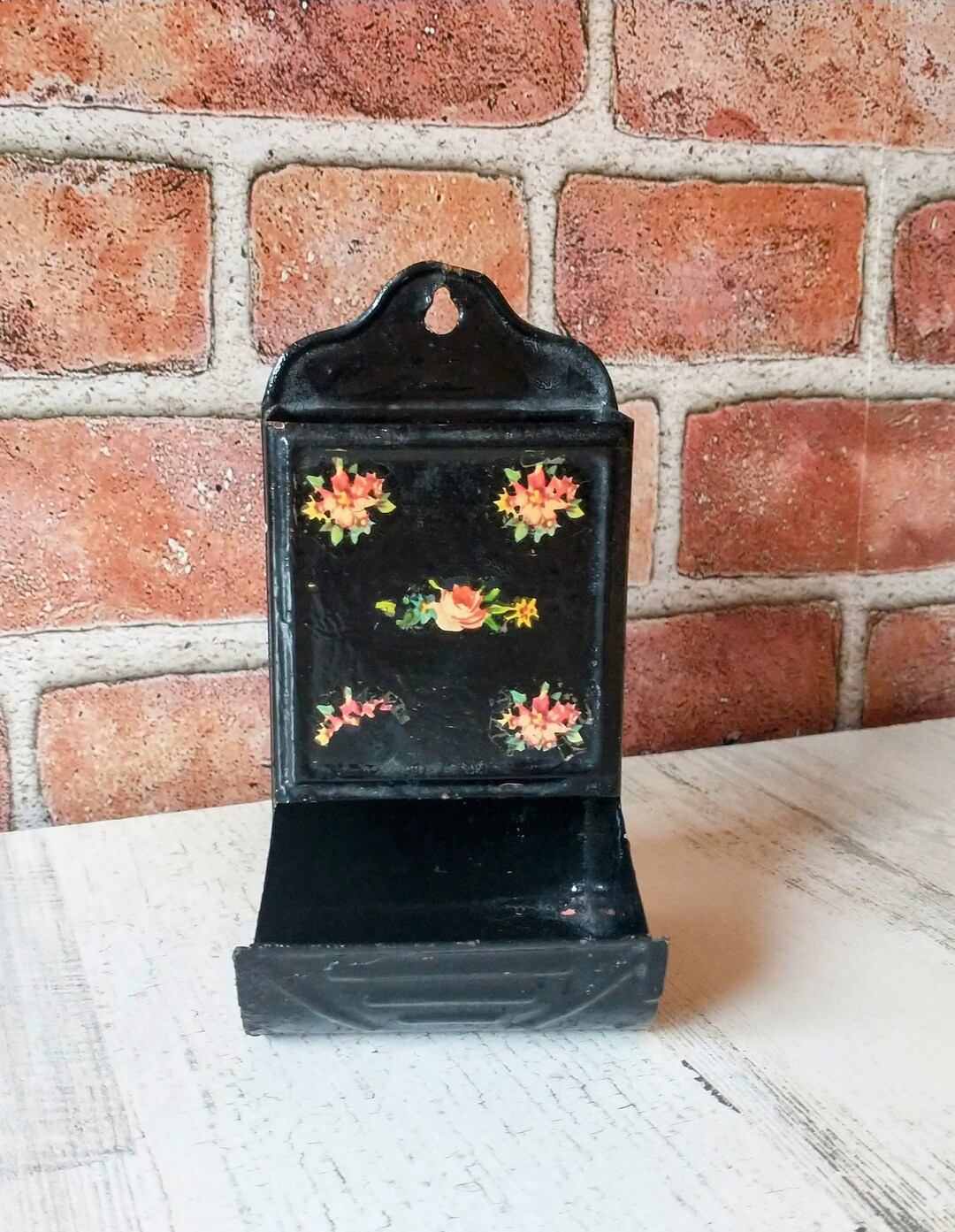 Wall Matchbox Match Holder Vintage Metal Hanging Matchbox T1 - Etsy