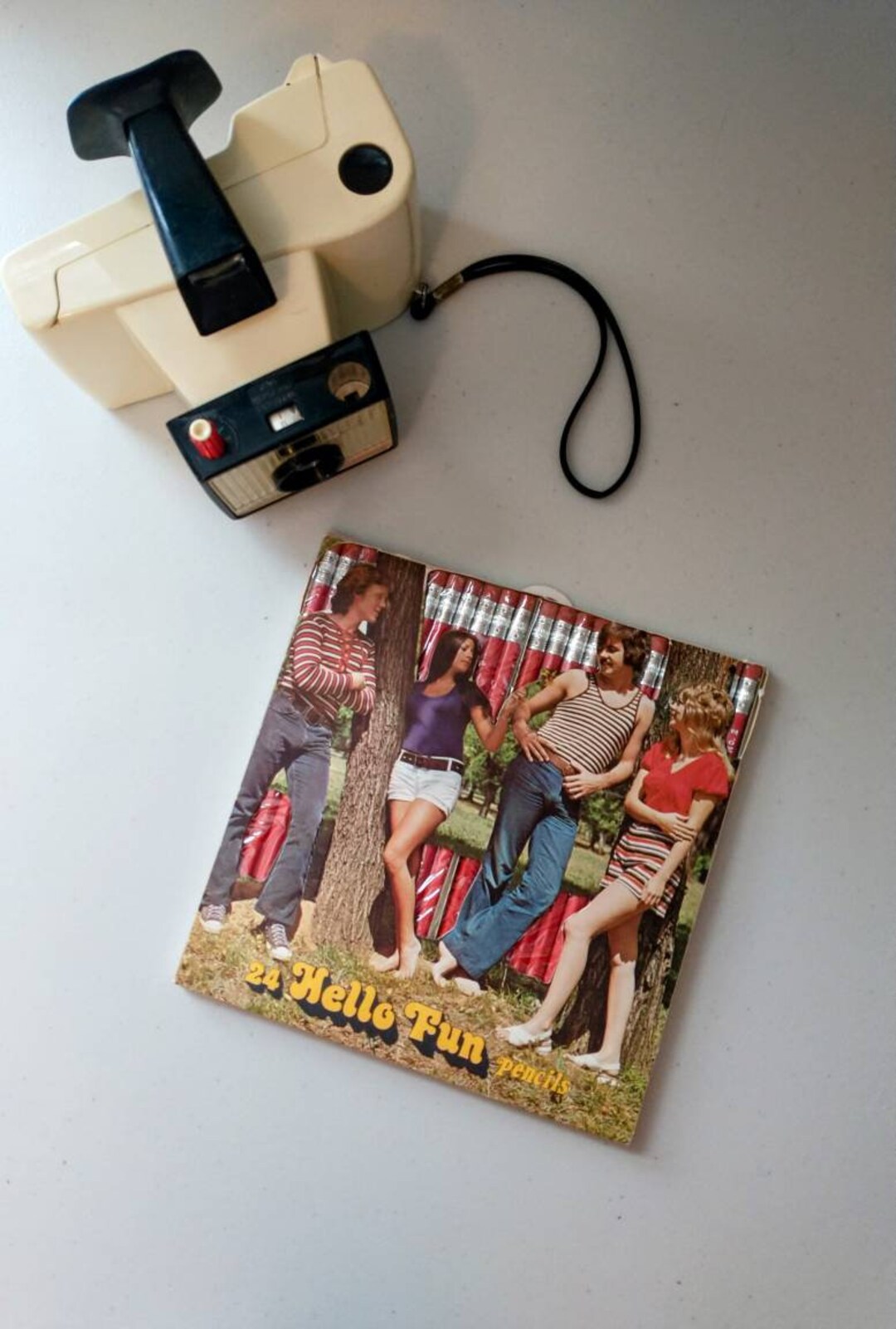 NOS Vintage 1970's Pencil Pack HELLO FUN Pencils 24 Count Retro ...