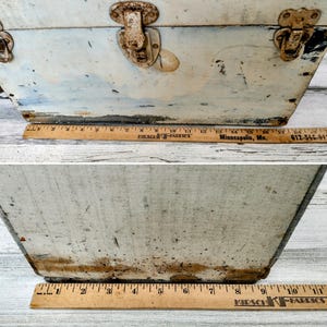 OLD Handmade Tool Box Painter's Box Craftsman's Chest Rustic Primitive ...