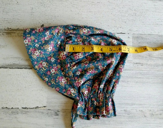 Girls' Clothing Vintage Girl's Bonnet Handmade Homemade OOAK Floral ...