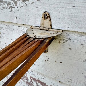 Old Old Towel Clothes Air Dryer Wood & Metal Wall Mount Farmhouse ...