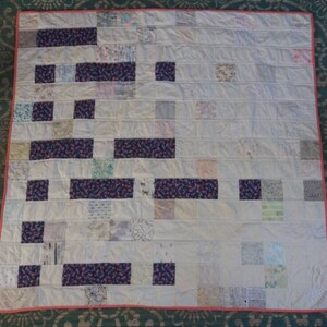 Morse Code Modern Quilt Pattern, Customizable Quilting Tutorial Custom ...