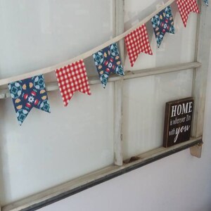 Flag Pennant Bunting Sewing Pattern, Birthday Banner, Reusable Party ...