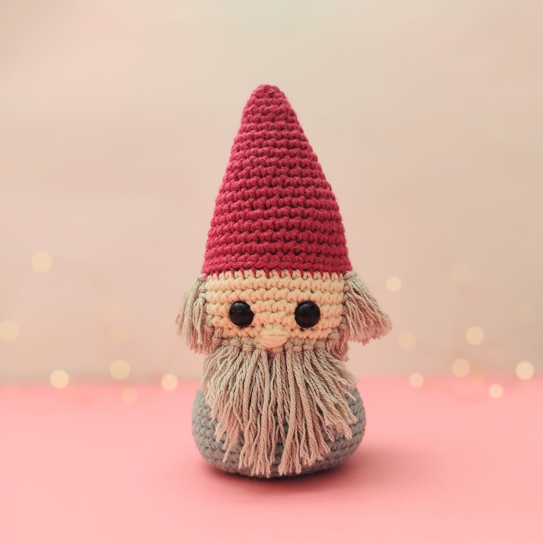 Garden Gnome Crochet Pattern, Instant PDF Download, Forest Creature ...