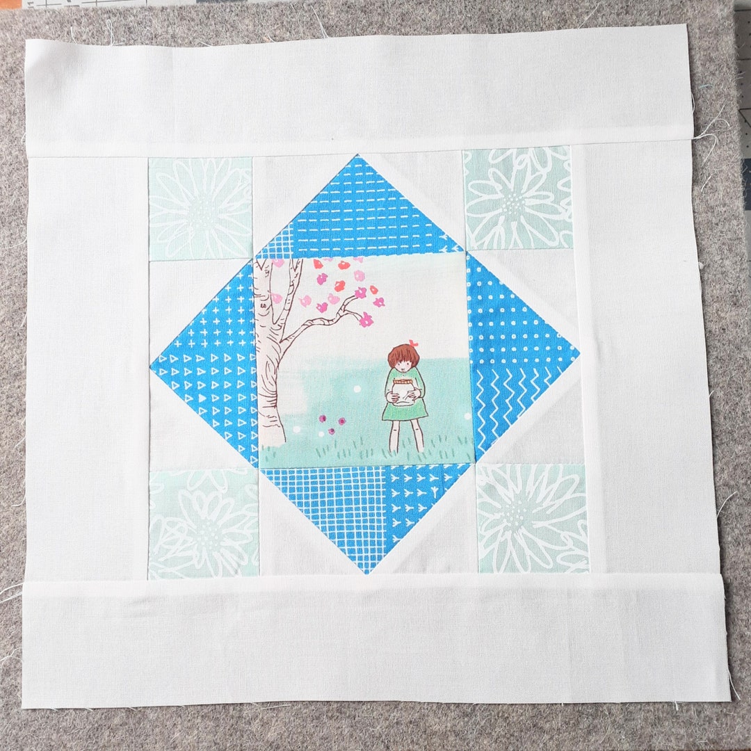 Modern Quilt Block Pattern, Fussy Cut, Stash Scrap Friendly, 12 Inch ...