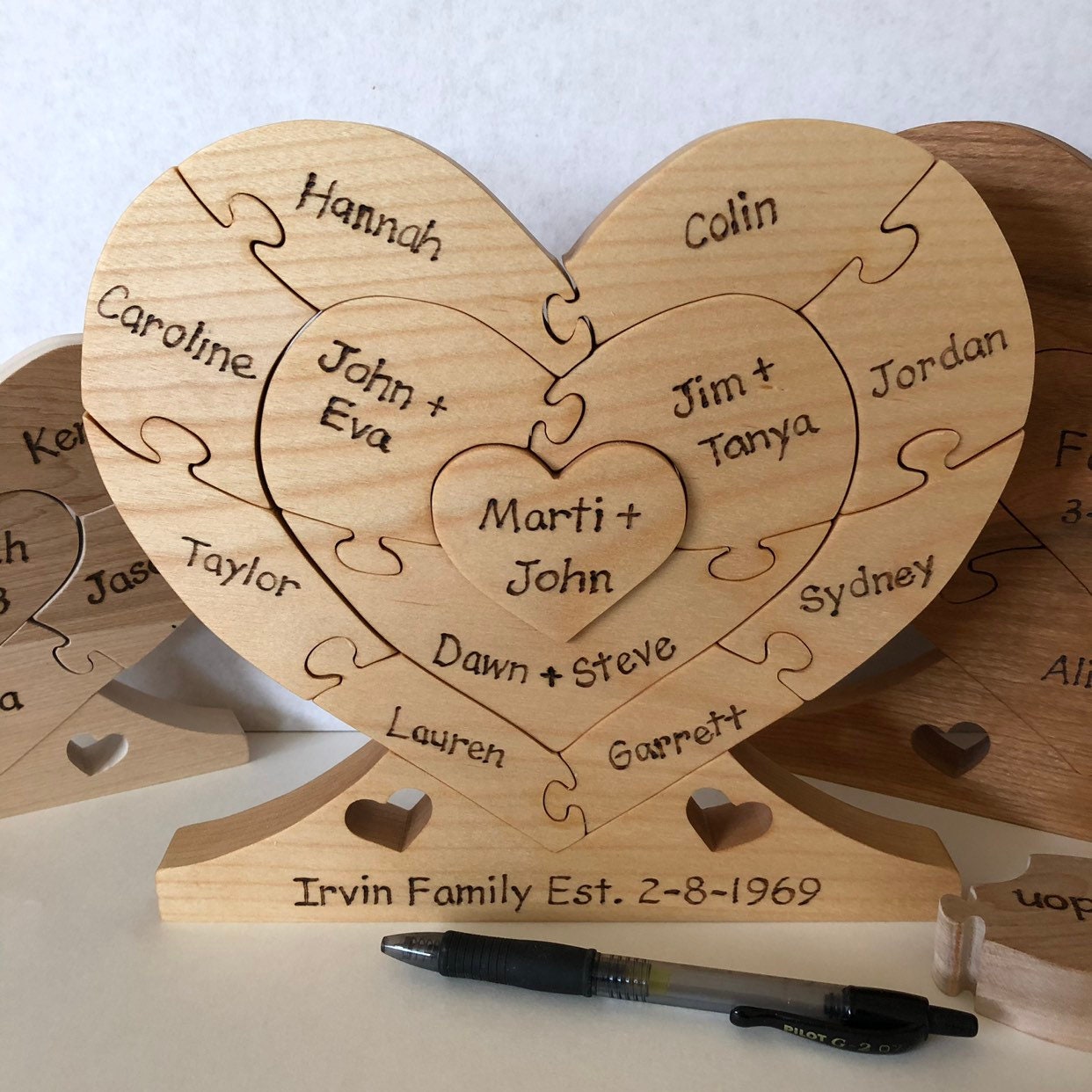 Family Unity Puzzle for Multiple Generations—blended Unity—size Varies ...