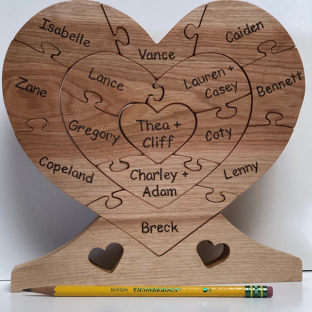 Family Unity Puzzle for Multiple Generations—blended Unity—size Varies ...