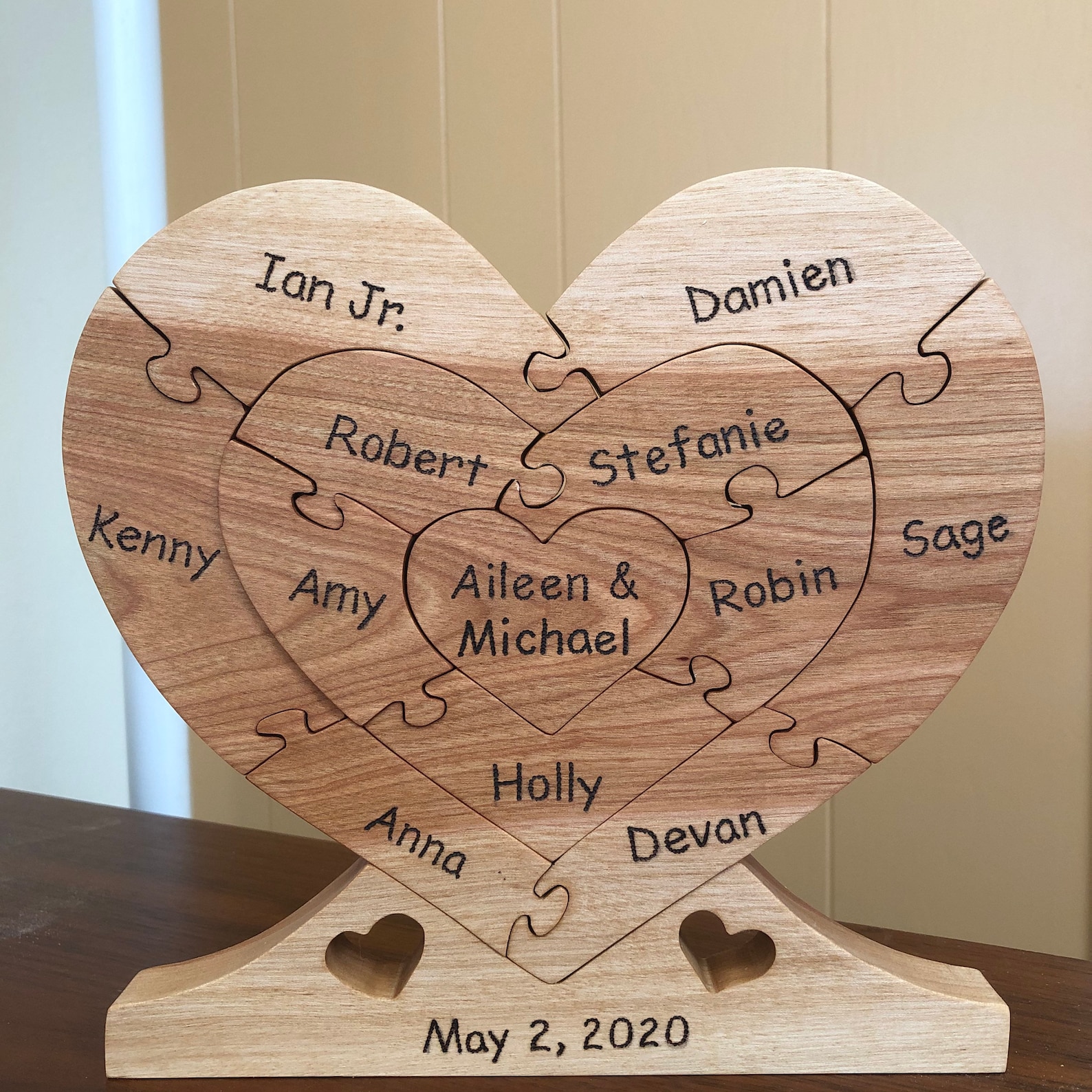 Family Unity Puzzle for Multiple Generations—blended Unity—size Varies ...