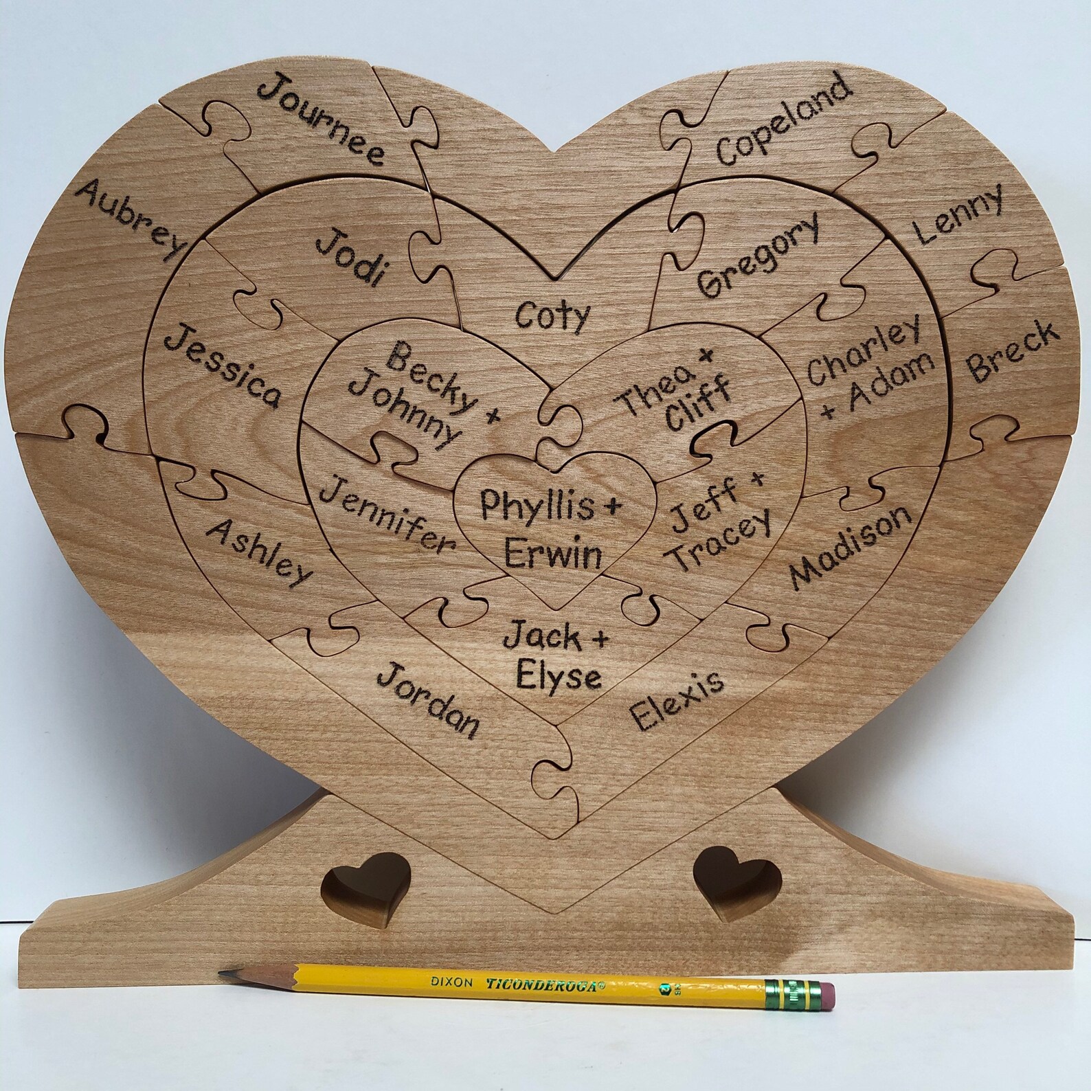 Family Unity Puzzle for Multiple Generations—blended Unity—size Varies ...