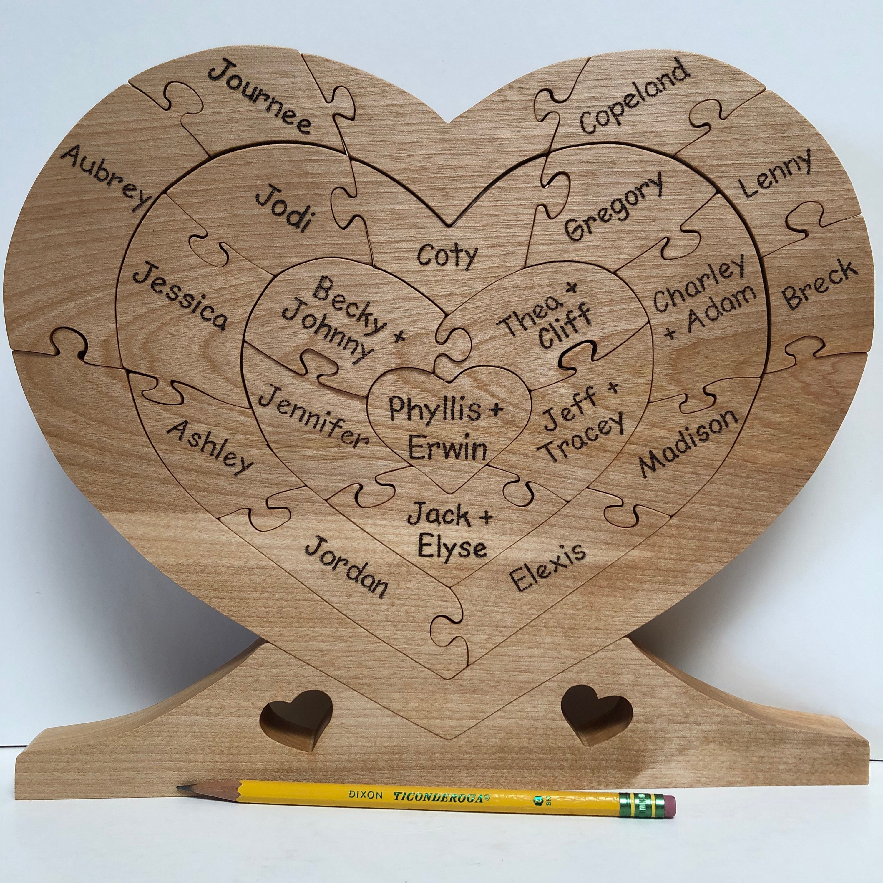 Family Unity Puzzle for Multiple Generations—blended Unity—size Varies ...