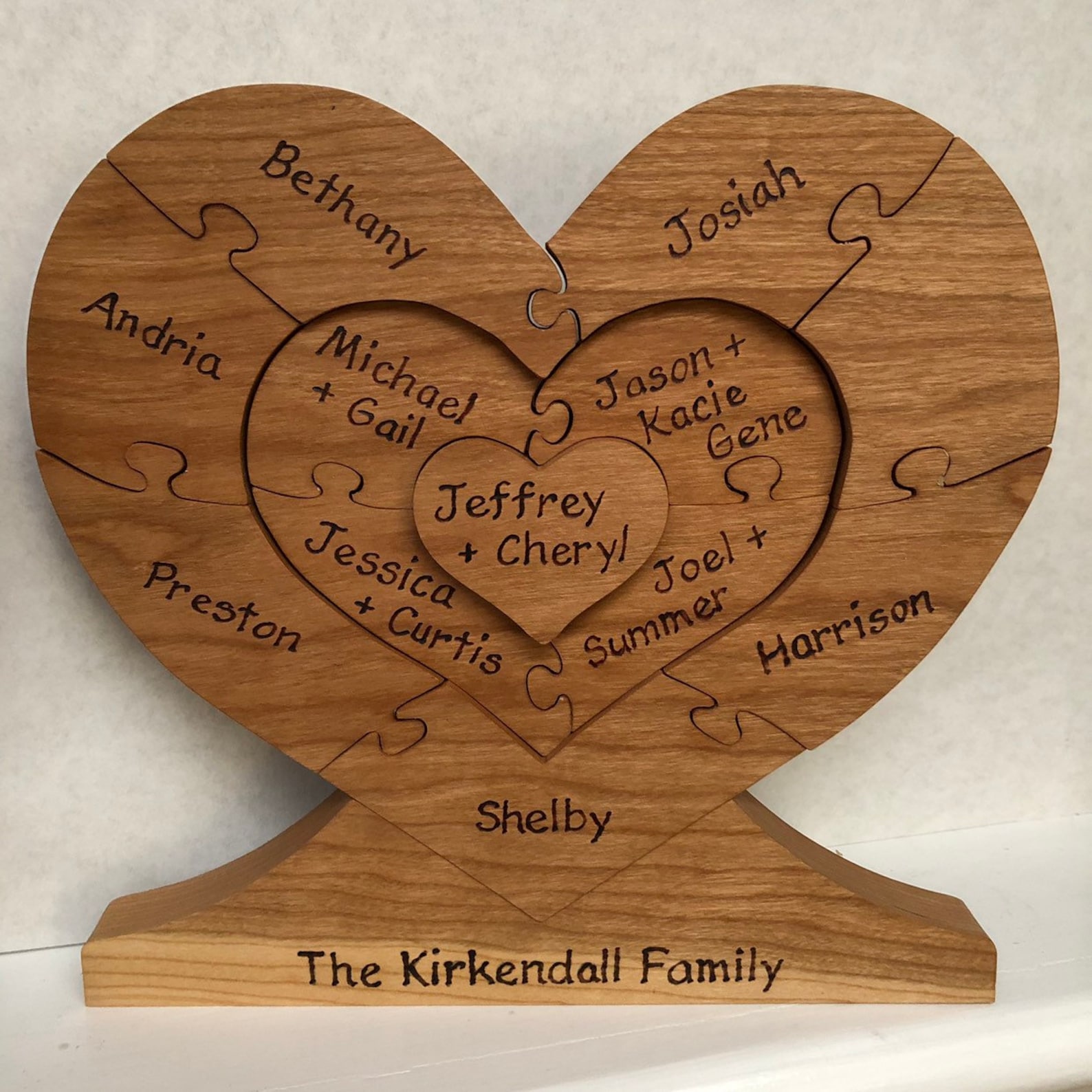 Family Unity Puzzle for Multiple Generations—blended Unity—size Varies ...