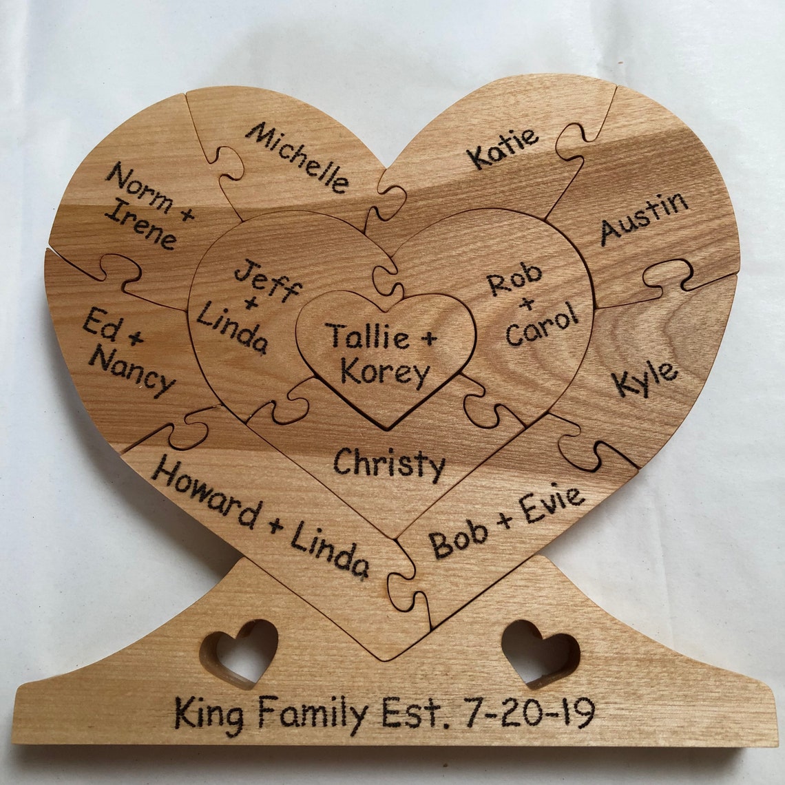 Family Unity Puzzle for Multiple Generations—blended Unity—size Varies ...