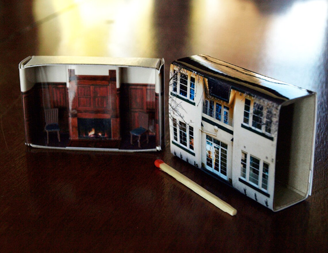 Matchbox Building: Matchbox Miniature of Old Canberra House, Canberra ...