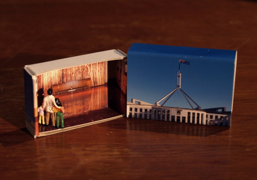 Matchbox Building: Matchbox Miniature of Parliament Canberra | Etsy