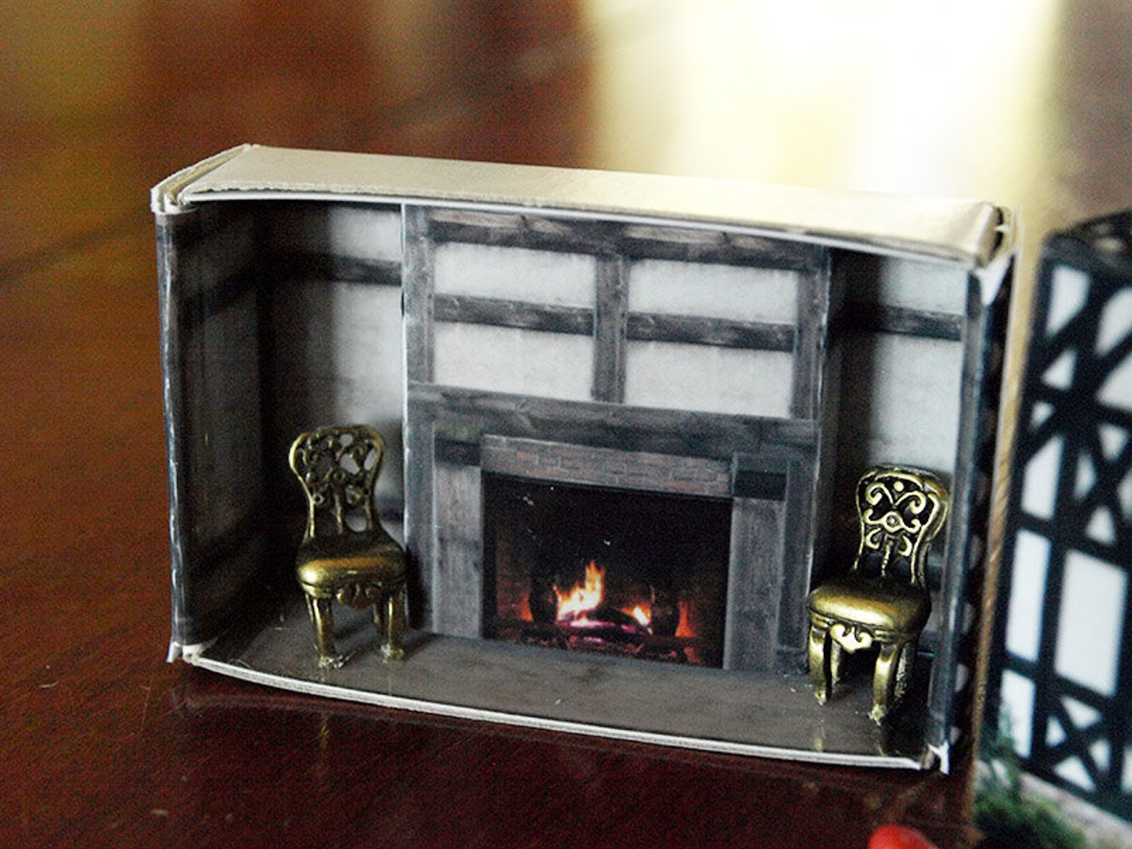 Matchbox House: Miniature Room Inside a Matchbox | Etsy Australia