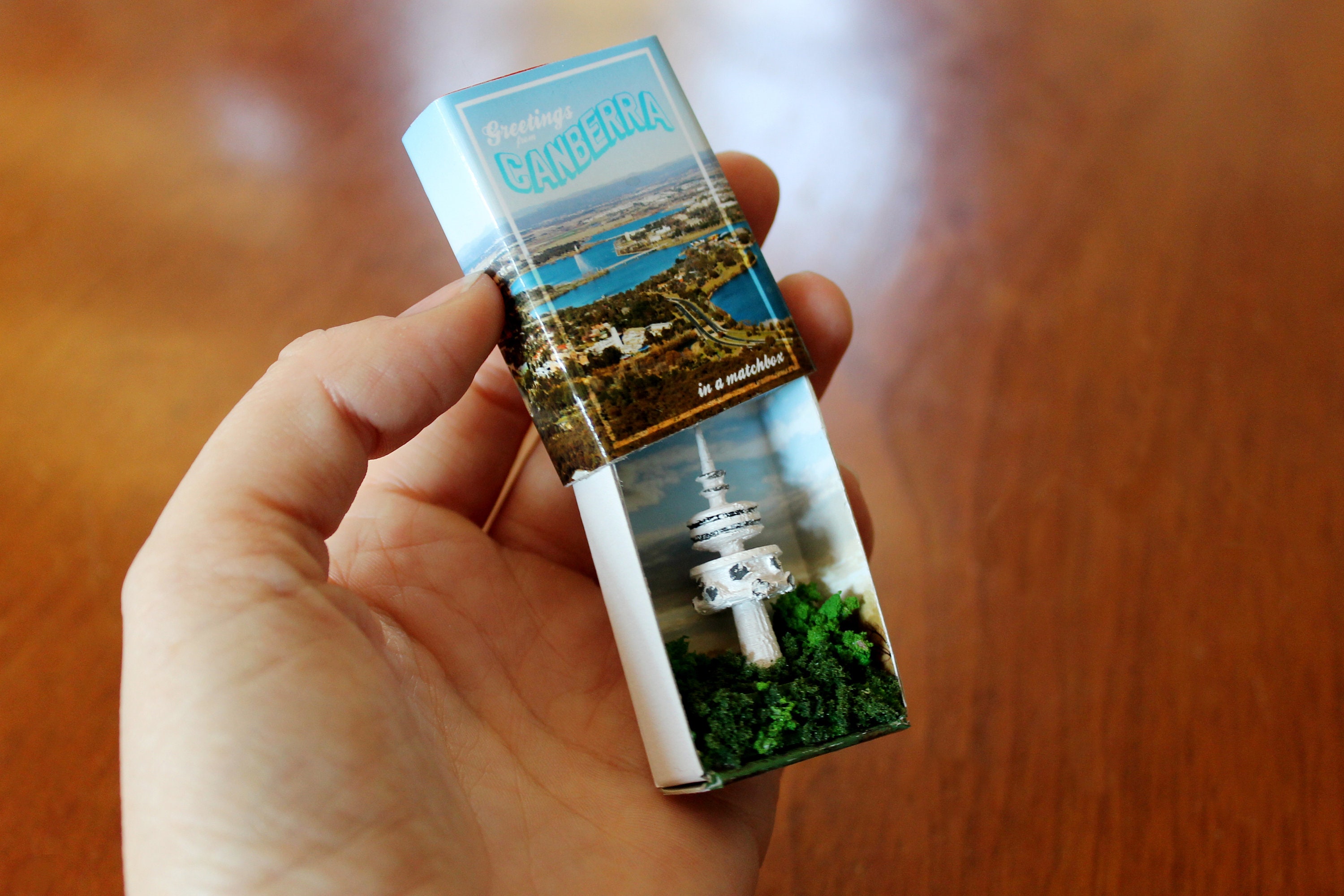Matchbox Building: Matchbox Miniature of Black Mountain Tower, Canberra ...