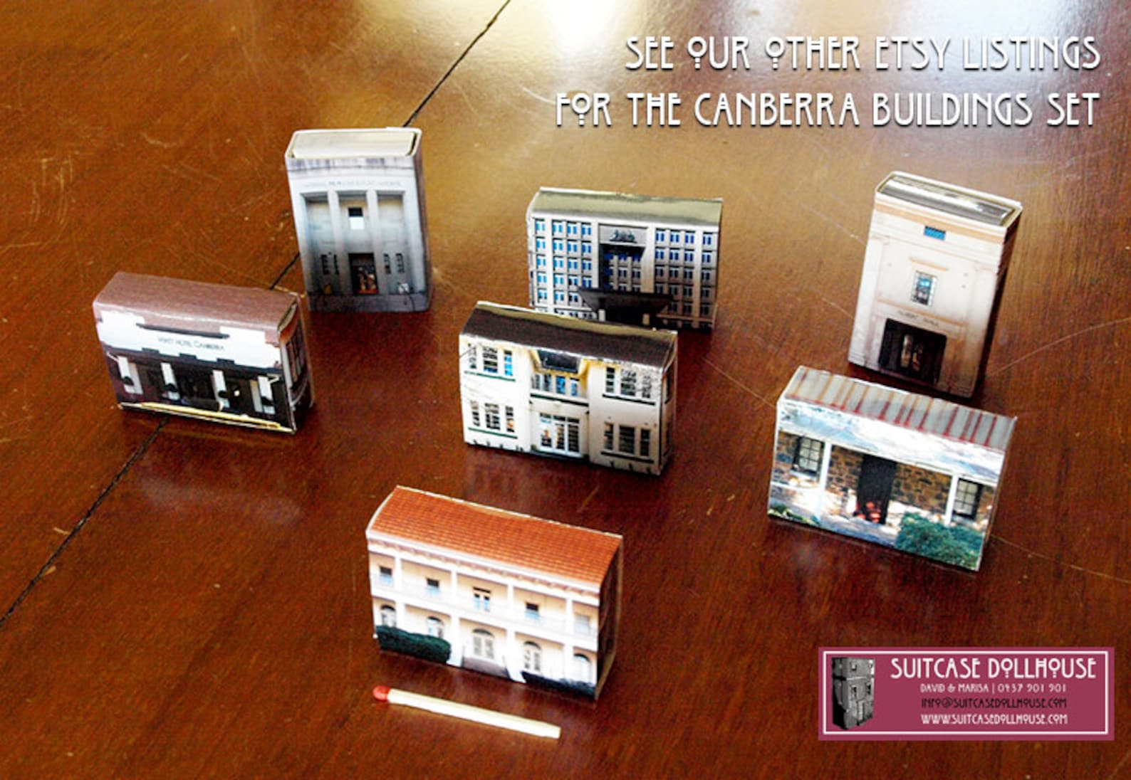 Matchbox Building: Matchbox Miniature of the Hyatt Hotel, Canberra ...
