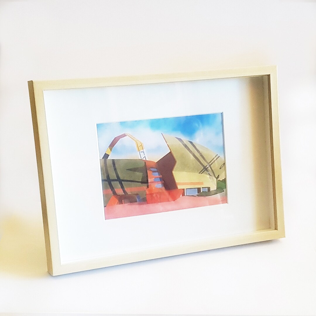 Canberra Australia Icon Art Print | National Museum of Australia, NMA ...