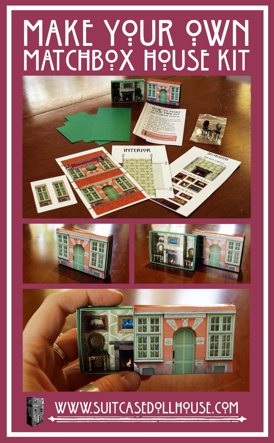 Make Your Own Matchbox House Kit - Etsy Australia
