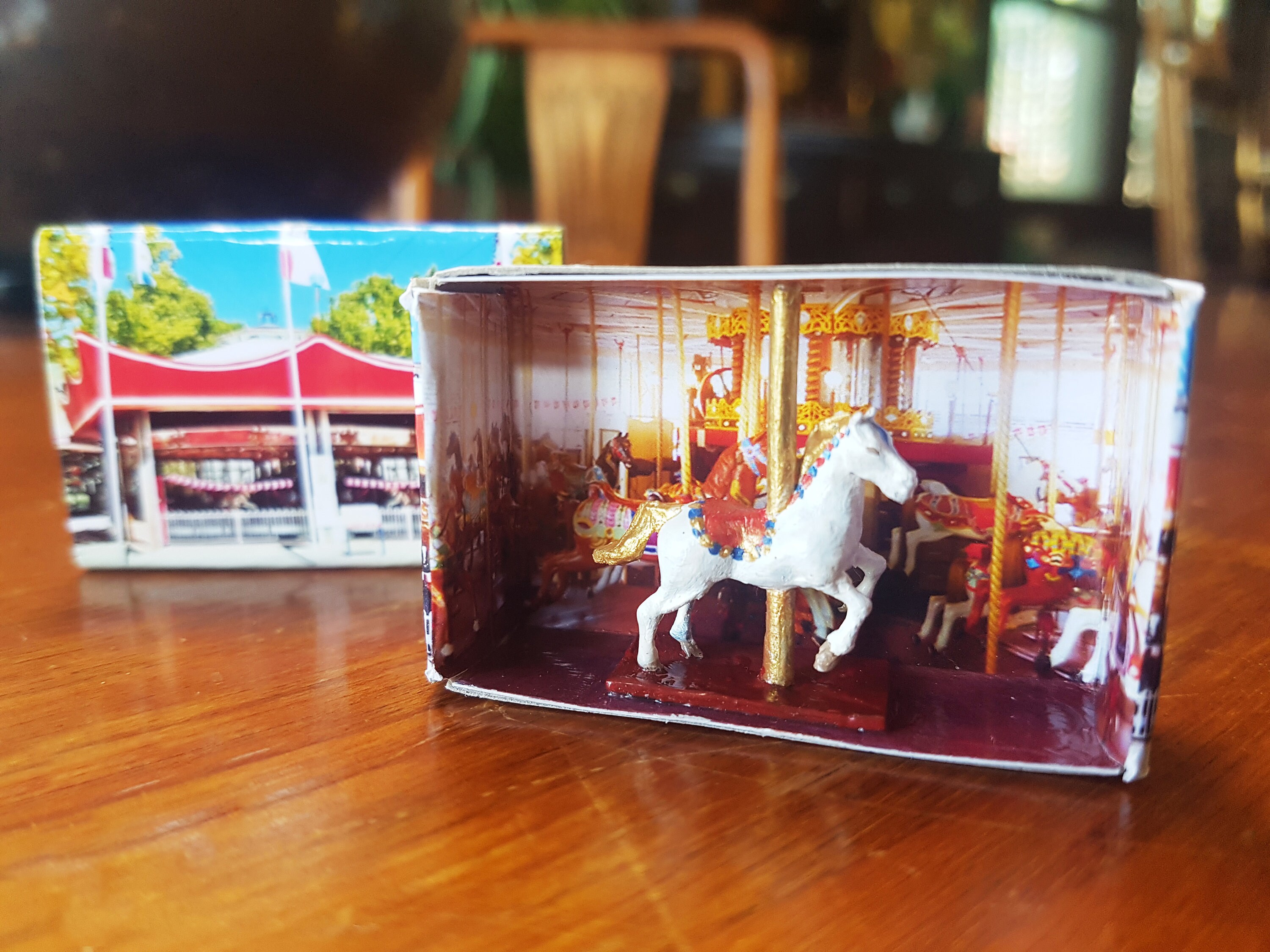 Matchbox Building: Miniature of the Merry-go-round Carousel, Canberra ...