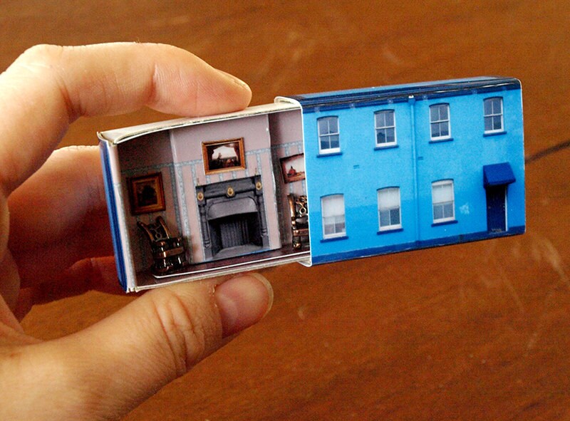Matchbox House: Miniature Room Inside a Matchbox - Etsy