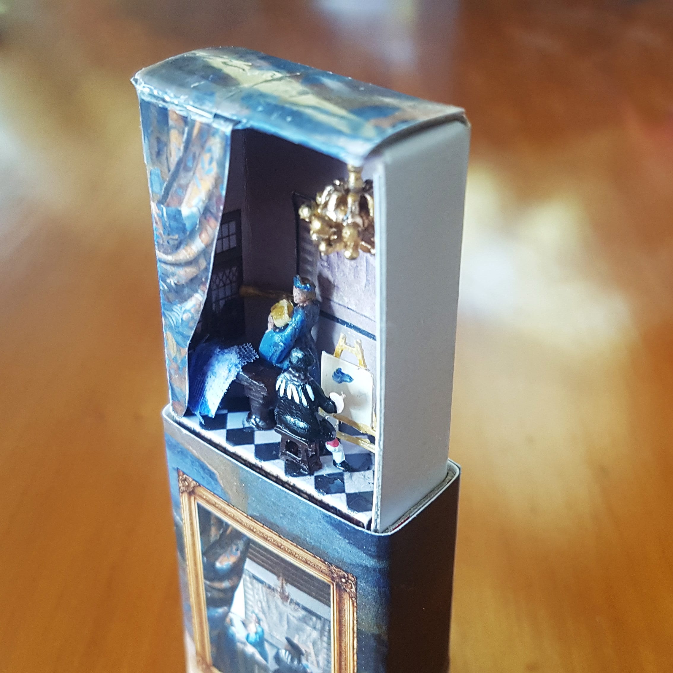 Matchbox House Artist Series: Vermeer. Room in a Box, Miniature ...