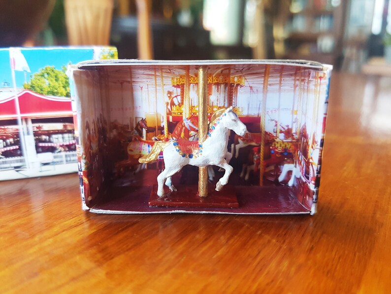 Matchbox Building: Miniature of the Merry-go-round Carousel, Canberra ...