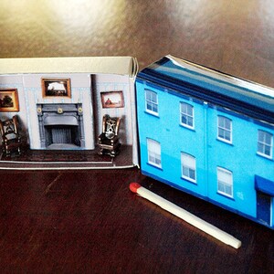 Matchbox House: Miniature Room Inside a Matchbox - Etsy