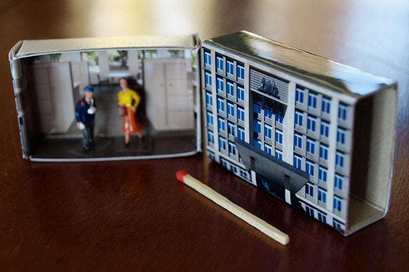 Matchbox Building: Matchbox Miniature of the Treasury - Etsy Australia
