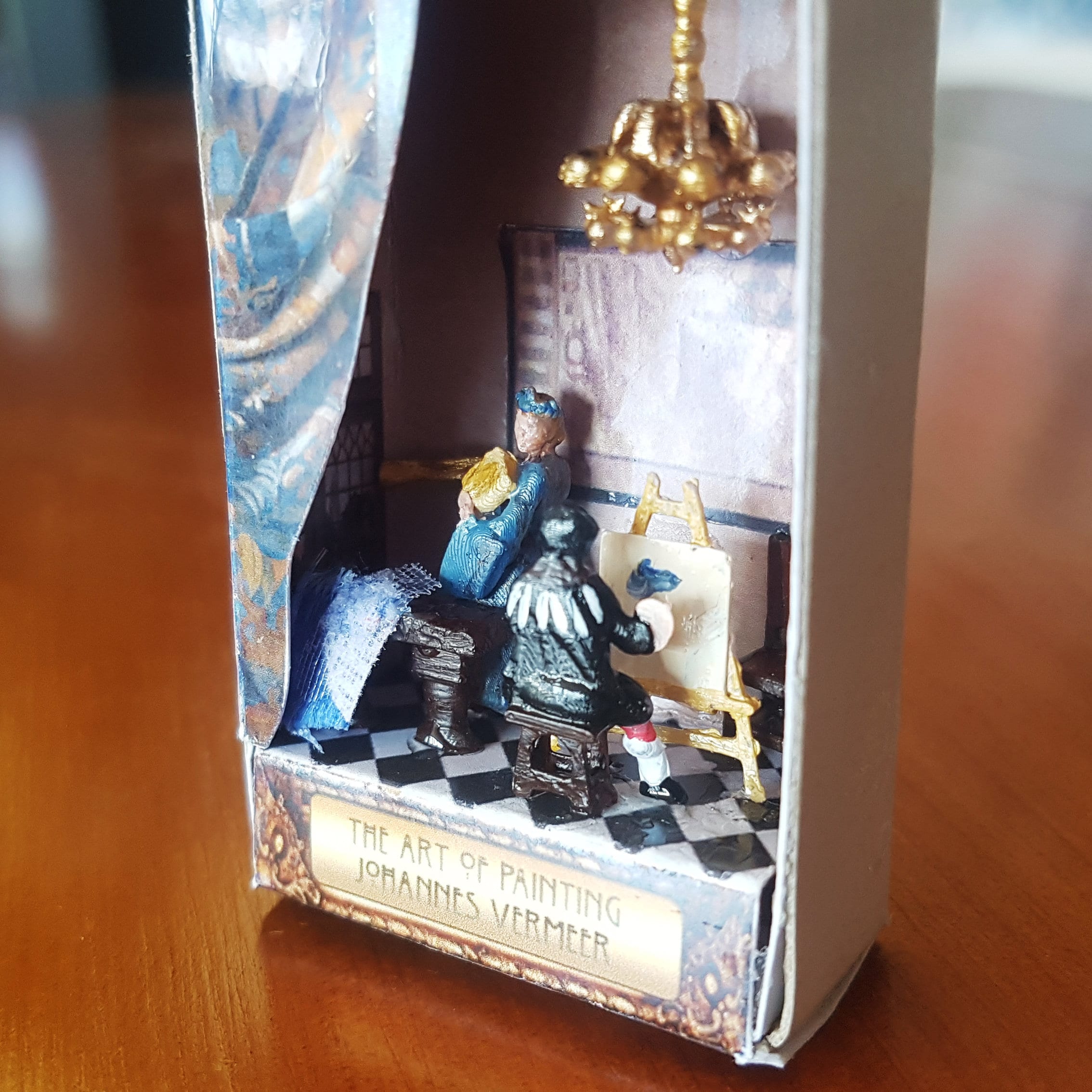 Matchbox House Artist Series: Vermeer. Room in a Box, Miniature ...