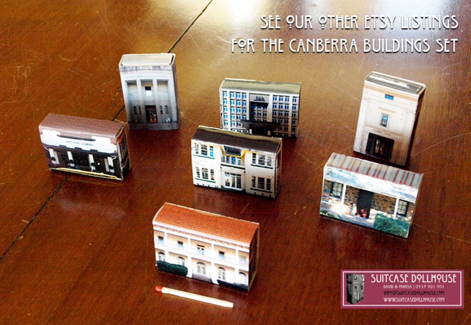 Matchbox Building: Matchbox Miniature of Ian Potter House, Canberra ...
