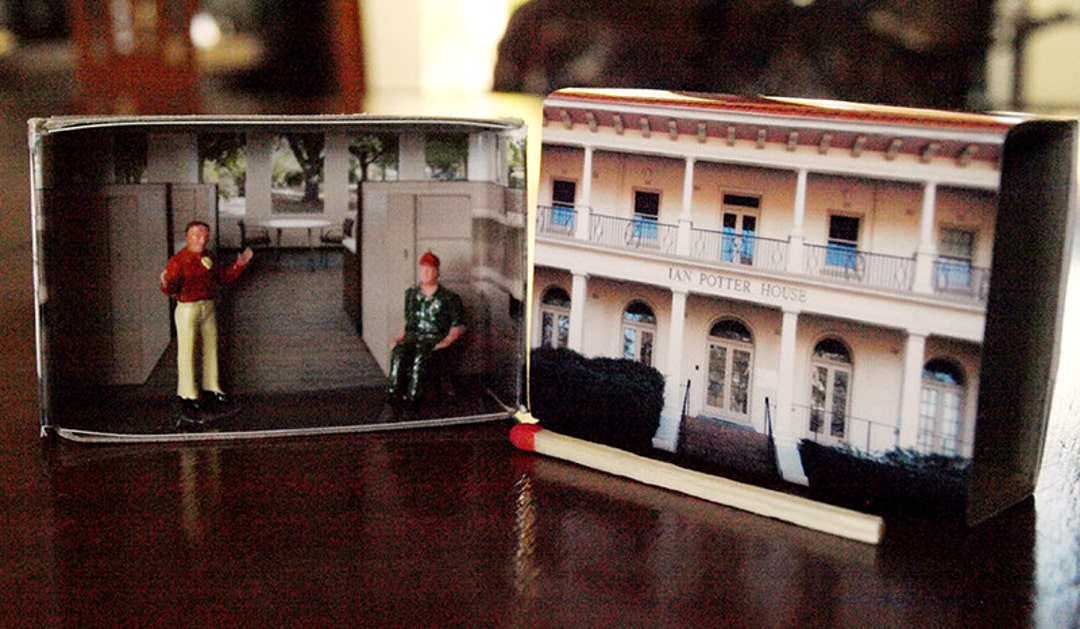 Matchbox Building: Matchbox Miniature of Ian Potter House, Canberra ...