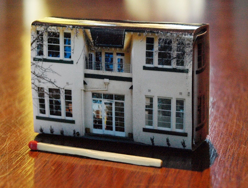 Matchbox Building: Matchbox Miniature of Old Canberra House, Canberra ...