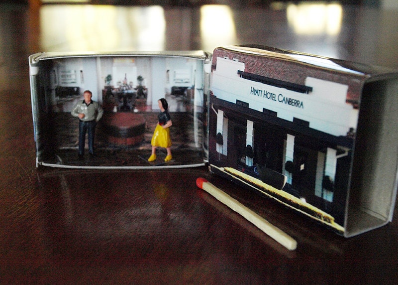 Matchbox Building: Matchbox Miniature of the Hyatt Hotel, Canberra ...