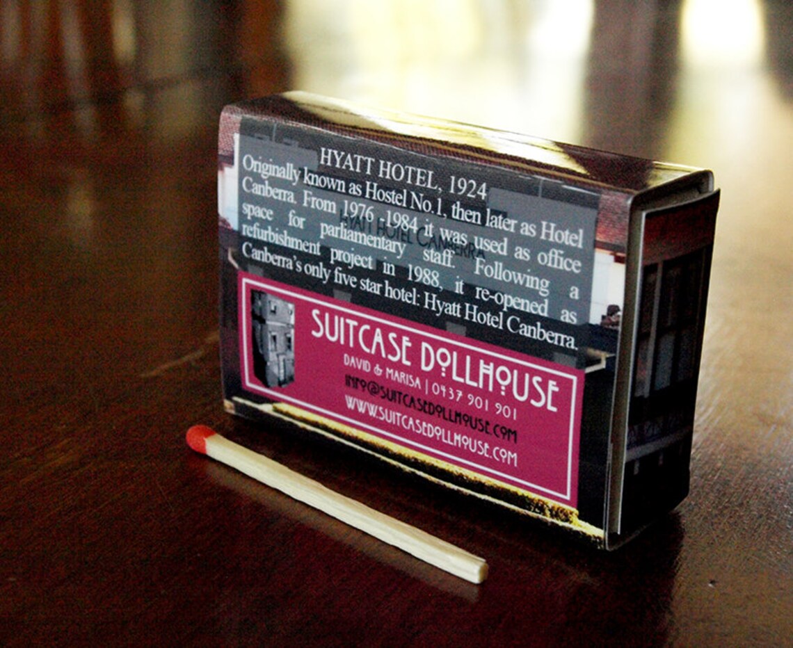 Matchbox Building: Matchbox Miniature of the Hyatt Hotel, Canberra ...