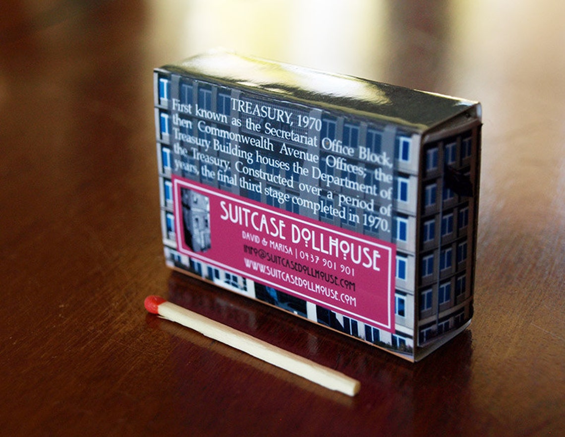 Matchbox Building: Matchbox Miniature of the Treasury Building ...