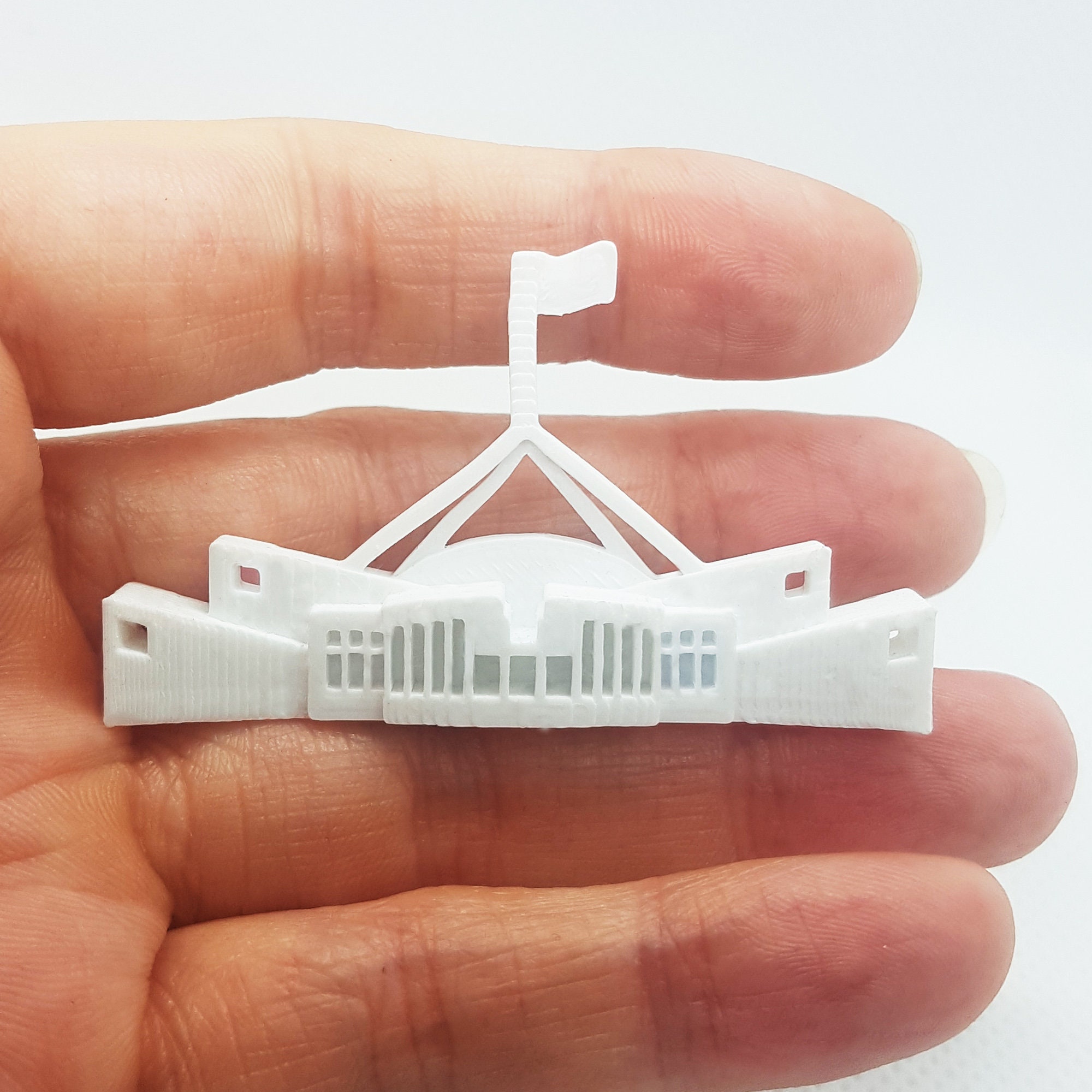 Australian Parliament House 3D Printed Pin | Etsy Australia