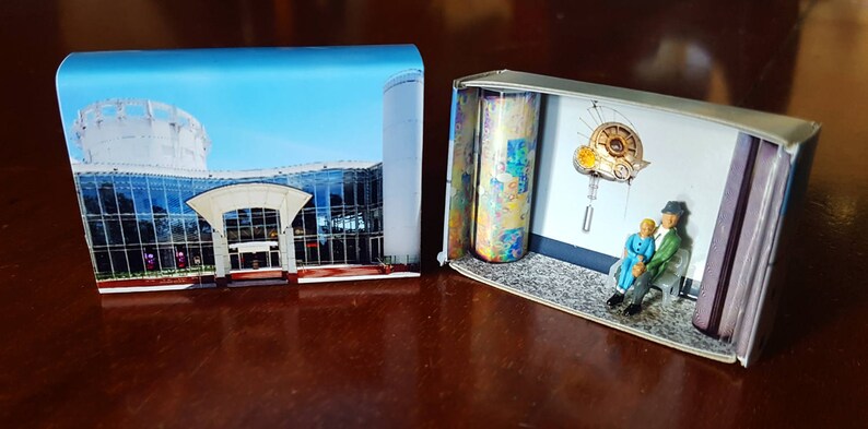 Matchbox Building: Matchbox Miniature of Questacon, Canberra Australia ...