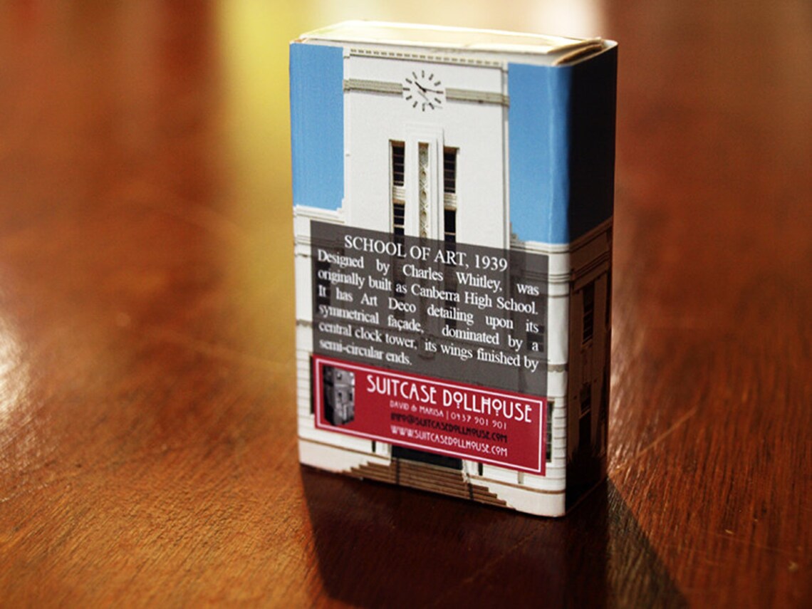 Matchbox Building: Matchbox Miniature of the ANU School of Art ...