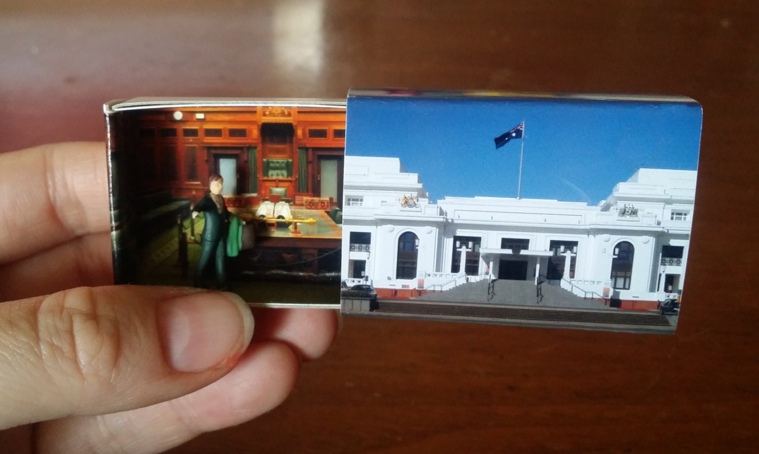 Matchbox Building: Matchbox Miniature of Old Parliament House, Canberra ...