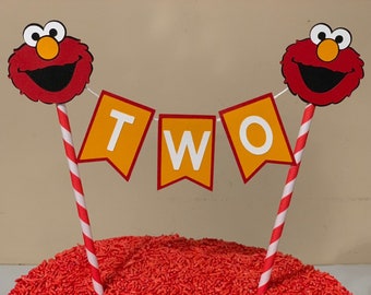 Elmo cake topper | Etsy