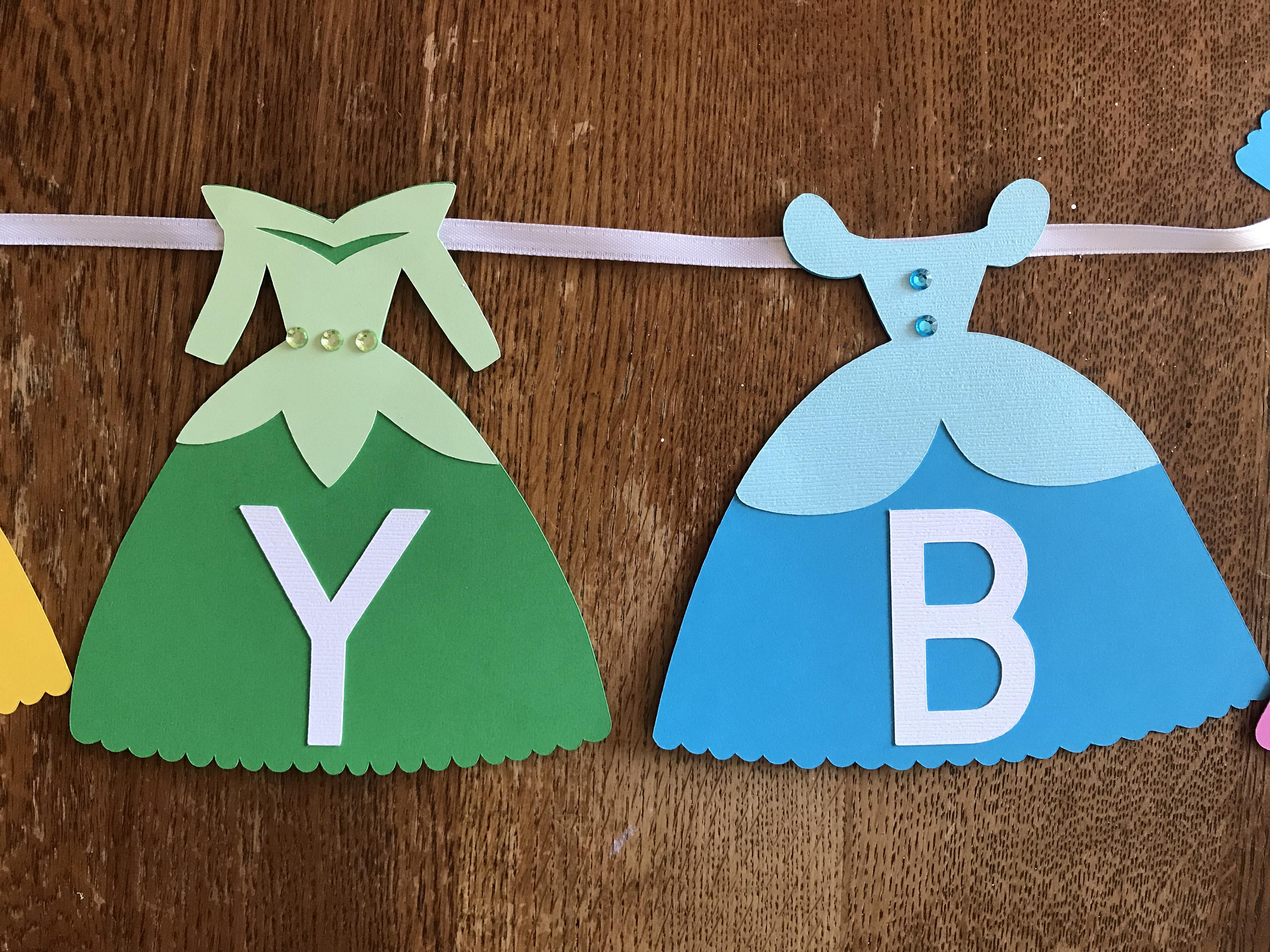 Princess Banner/princess Dress Banner/disney Princess Inspired - Etsy