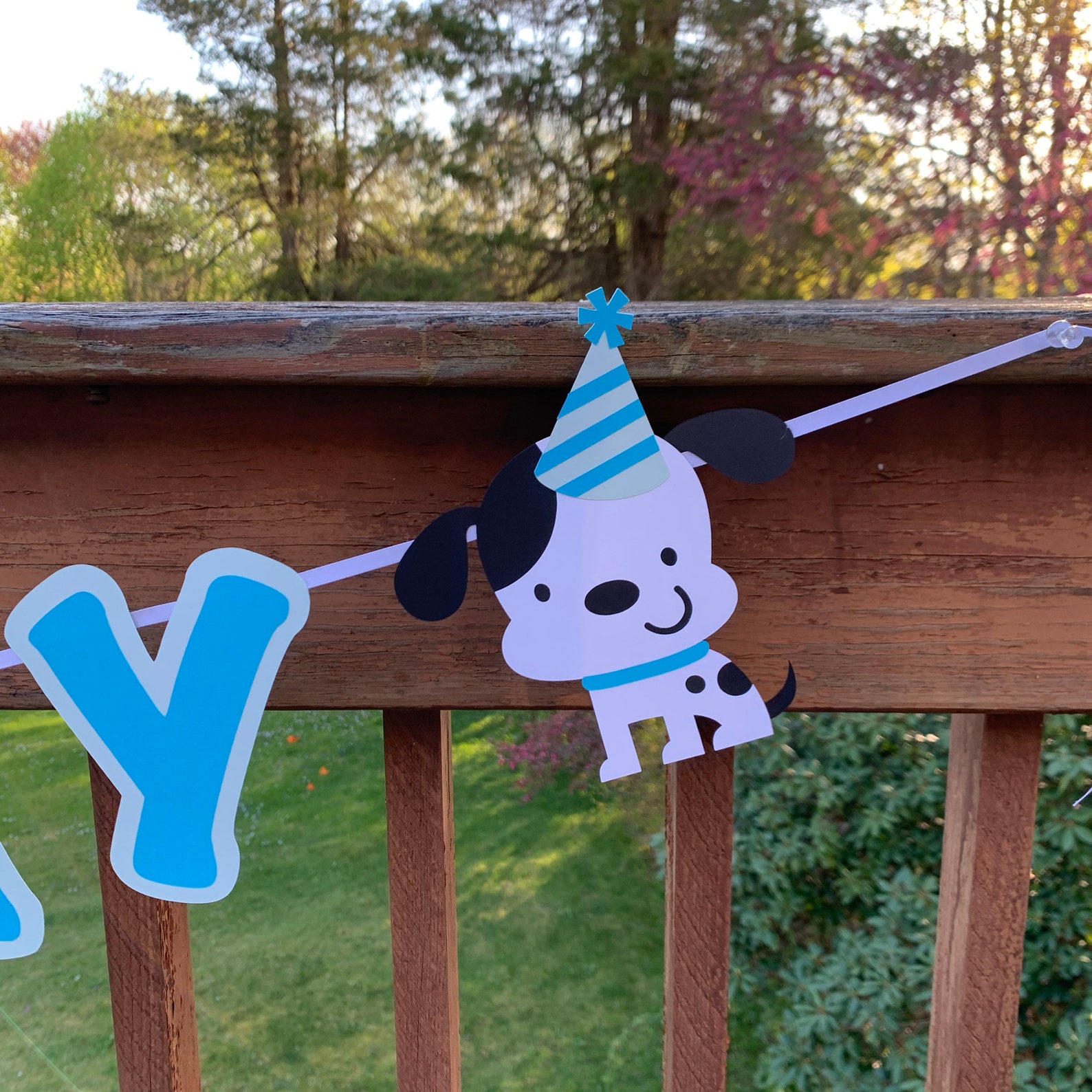 Cute Puppy Banner Puppy Birthday Banner Puppy Decorations | Etsy