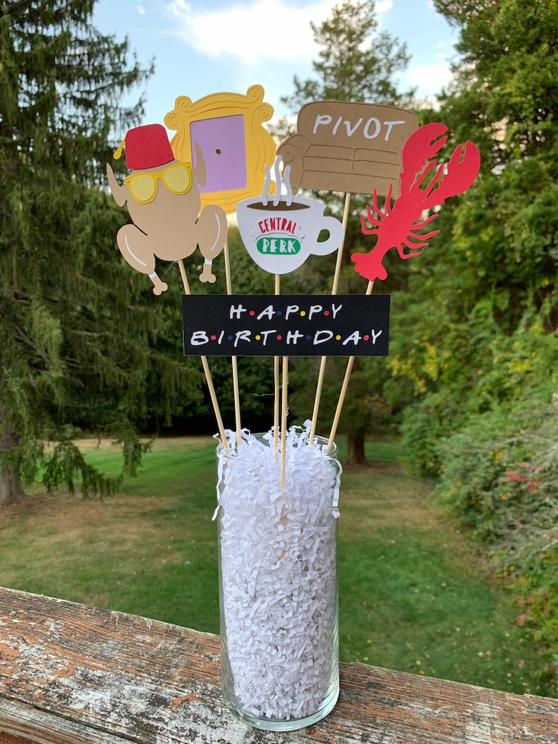 Friends Theme Centerpiece, Friends TV Theme Party, Friends TV Show ...