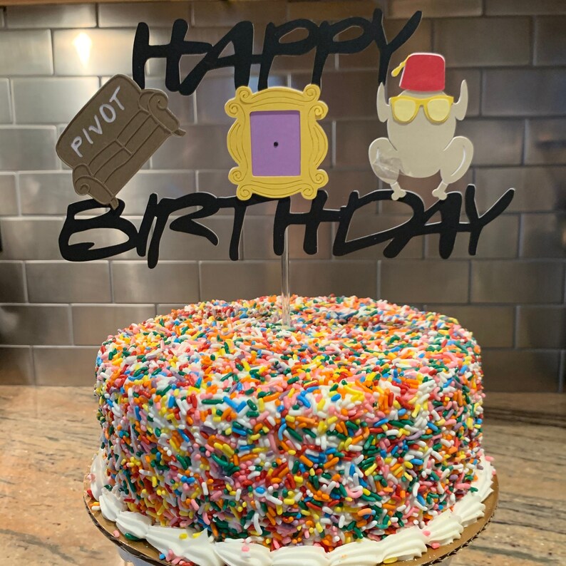 Friends Theme Cake Topper Friends TV Theme Party Friends TV - Etsy