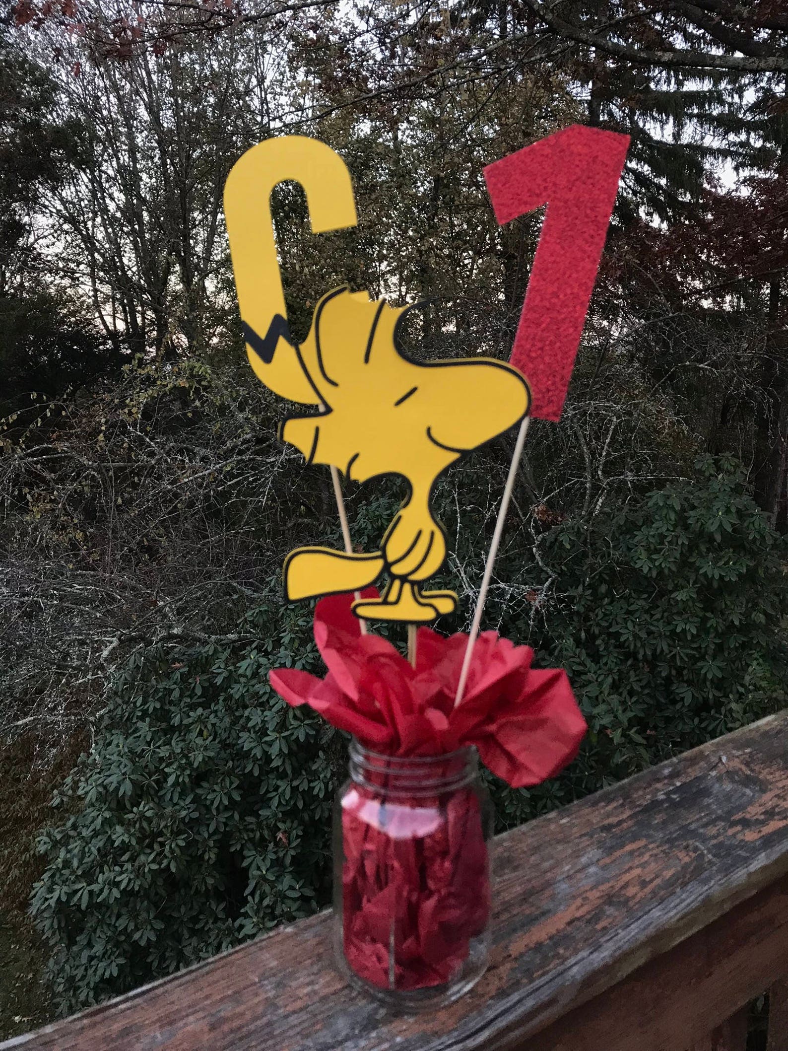 Charlie Brown Centerpiece, Snoopy Centerpice, Woodstock Centerpiece - Etsy