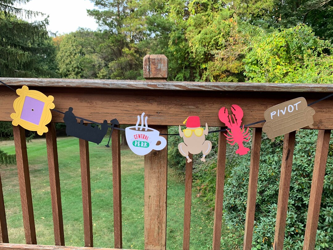 Friends Theme Banner, Friends TV Show Party Banner, Friends Birthday ...