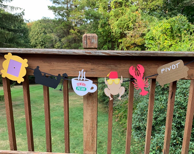 Friends Theme Banner, Friends TV Show Party Banner, Friends Birthday ...